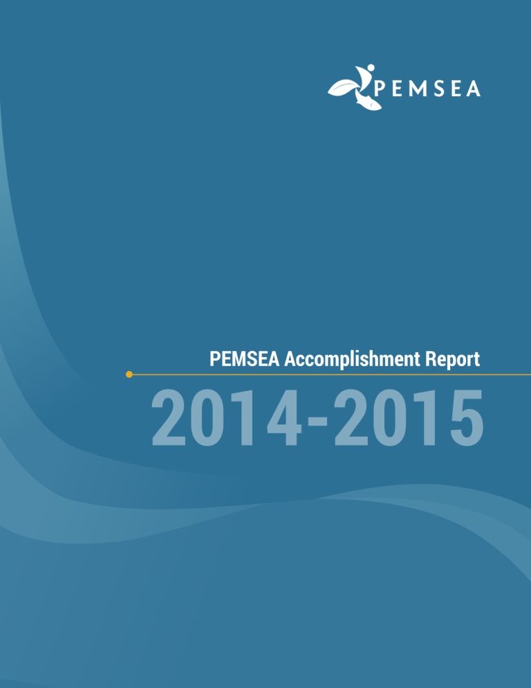 PEMSEA Accomplishment Report 2014-2015 | PEMSEA